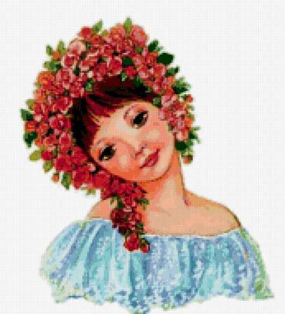 Предпросмотр - Схема вышивки «Русская красавица» - Автор «serdechko ...